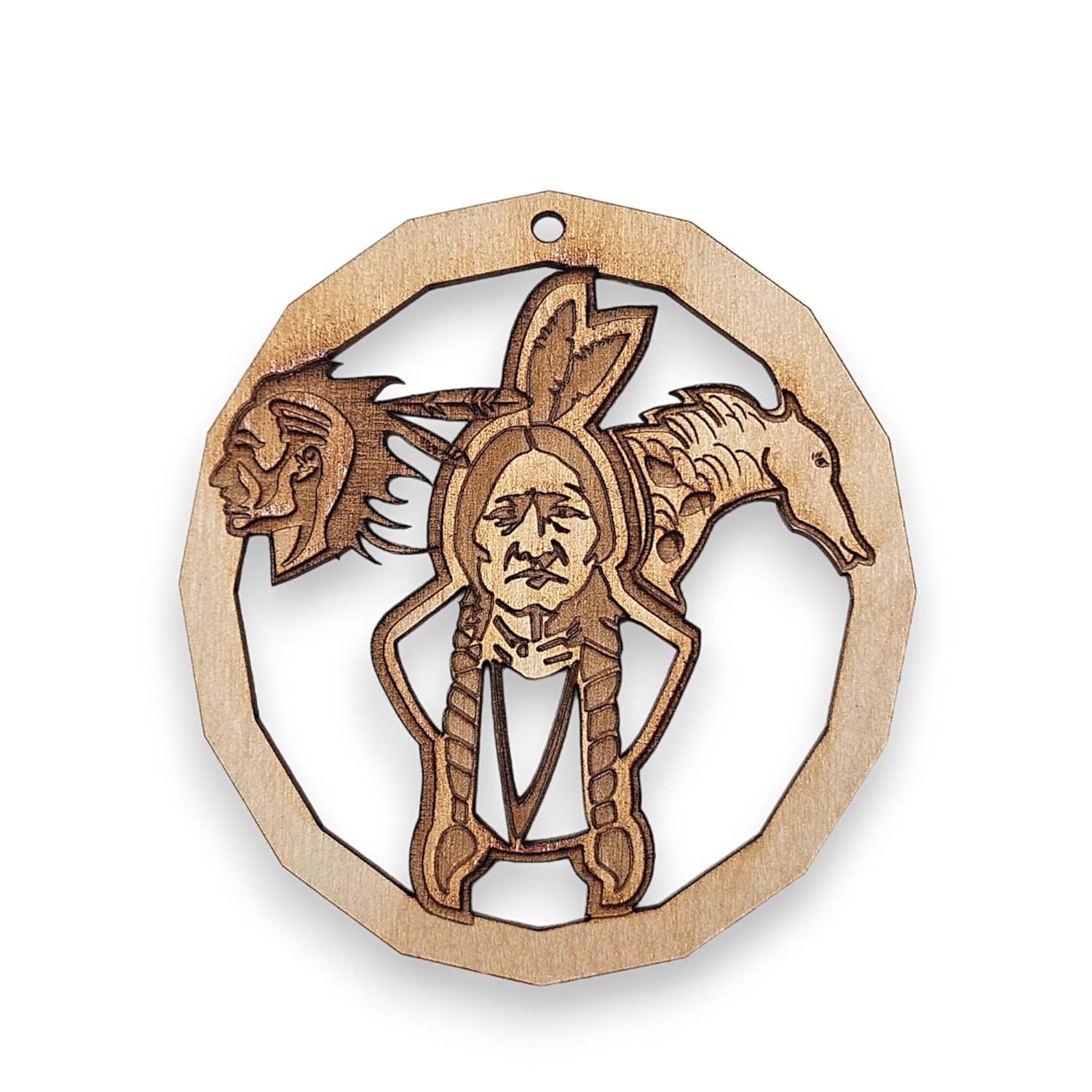 Amazon.com: Native American Ornament Gift, Personalized Old West ...