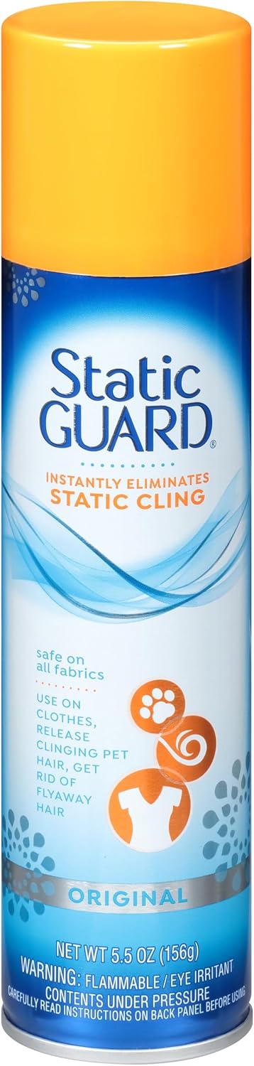 Amazon.com: Static Guard Fabric Spray, Original Scent, 5.5 Ounce Can ...