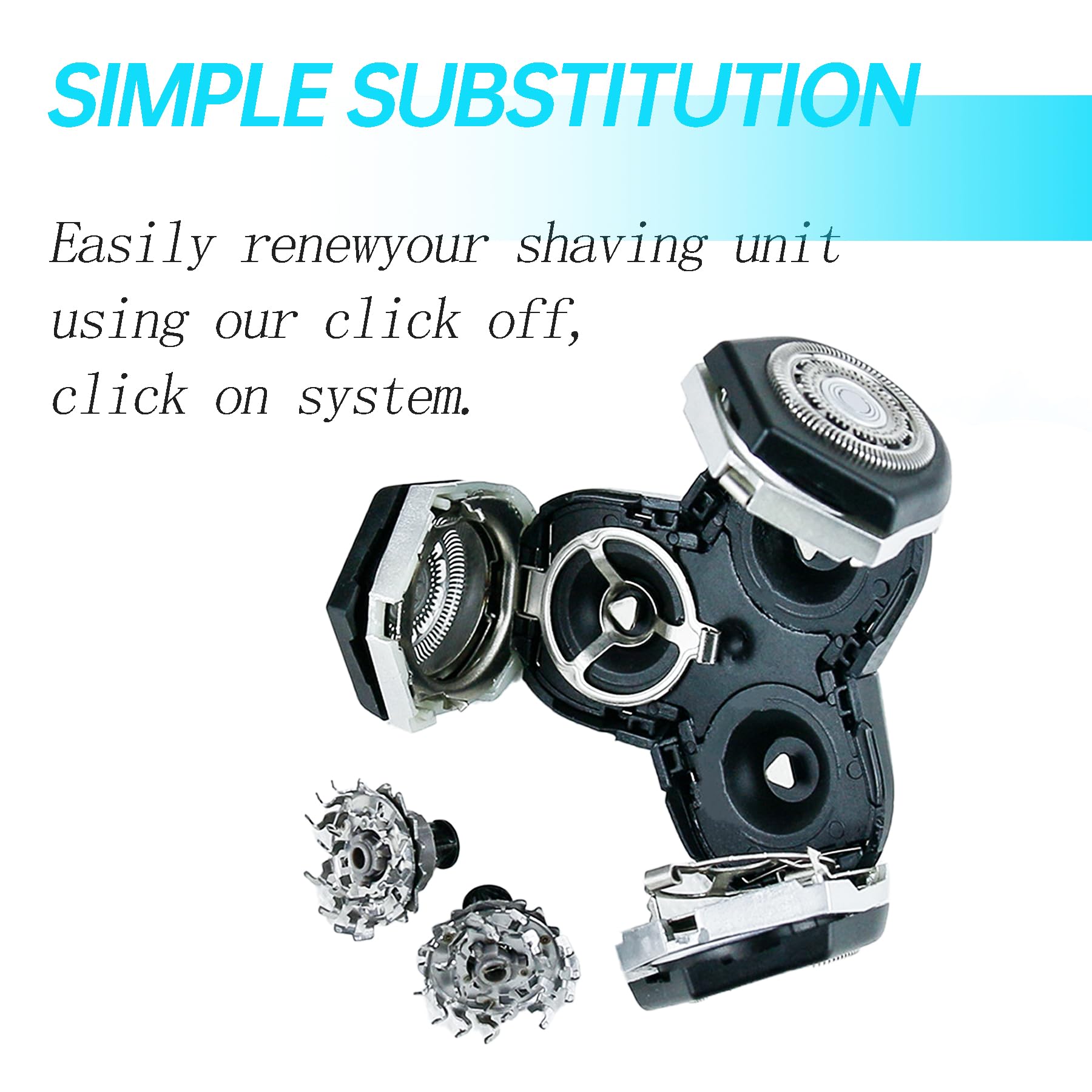 Norelco Philips Rq12 Replacement Shaver Head For Series