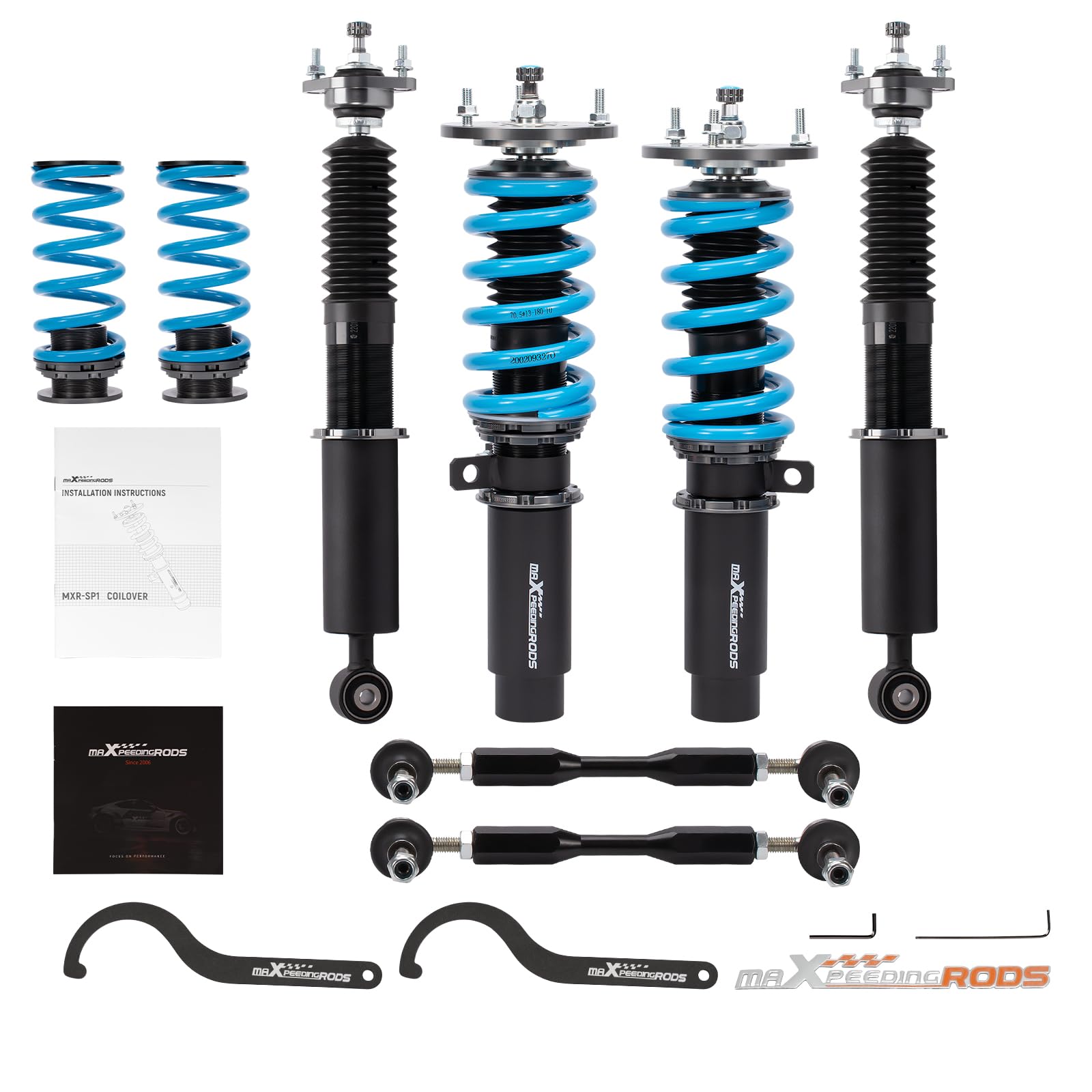 Amazon.com: maXpeedingrods Coilover for BMW E85 2003-2009, for BMW E86 Z4 2006-2009, 24 Levels ...