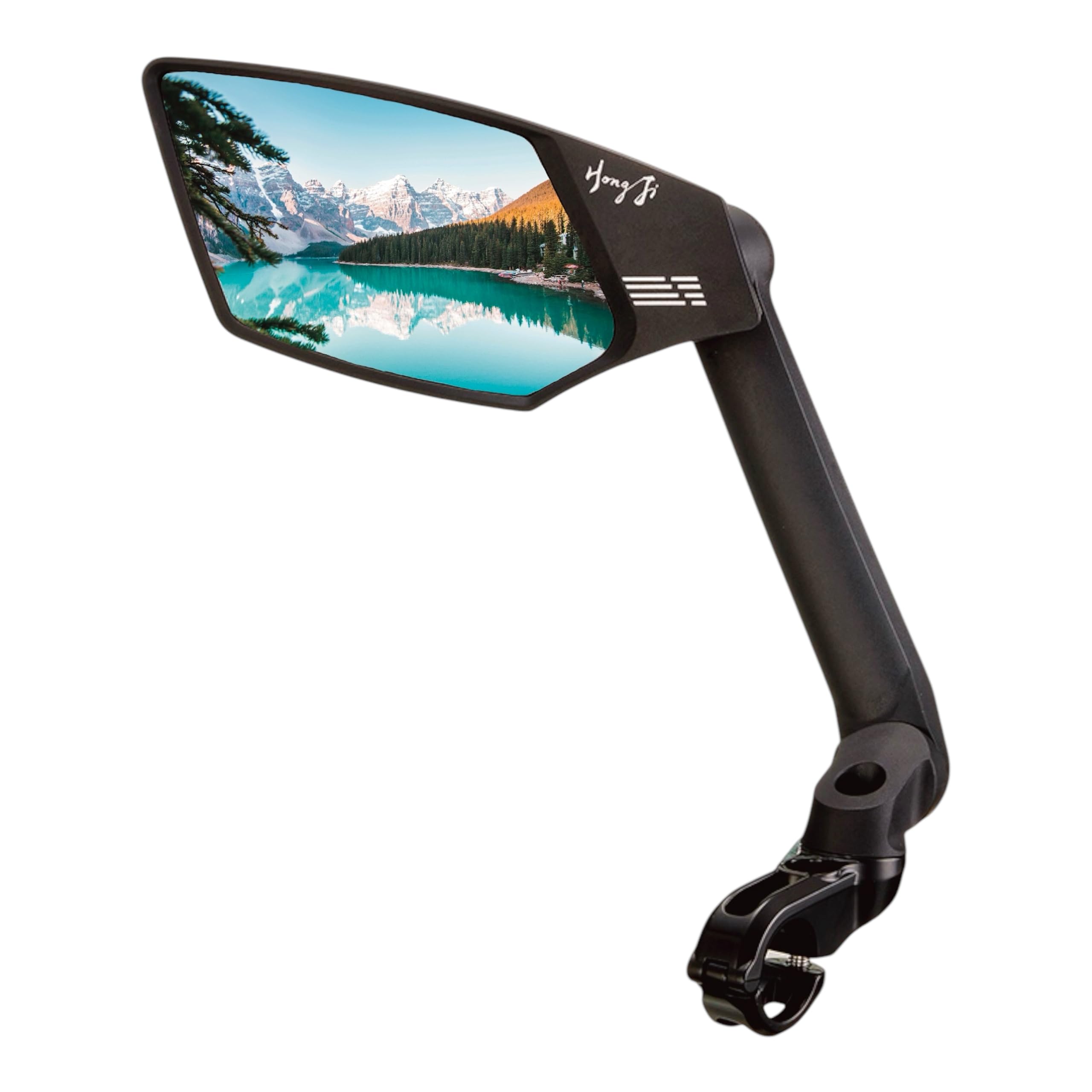 Amazon.com: Hong Ji Bike Handlebar-mounted Mirror, New type, Large FOV ...