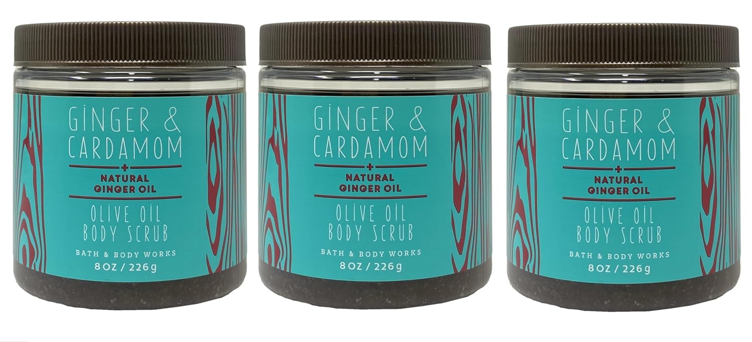Amazon.com : Bath and Body Works Ginger & Cardamom Olive Oil Body Scrub ...