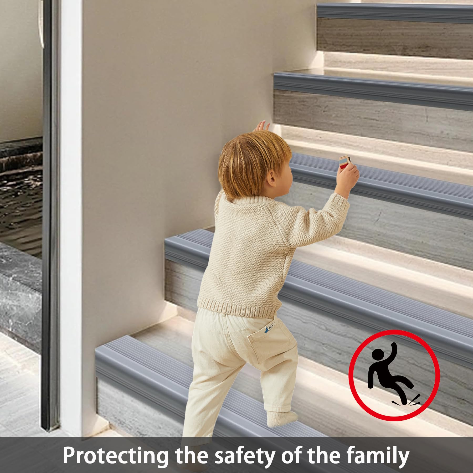 Snapklik.com : Coengwui Peel And Stick Anti-Slip Stair Nosing For ...