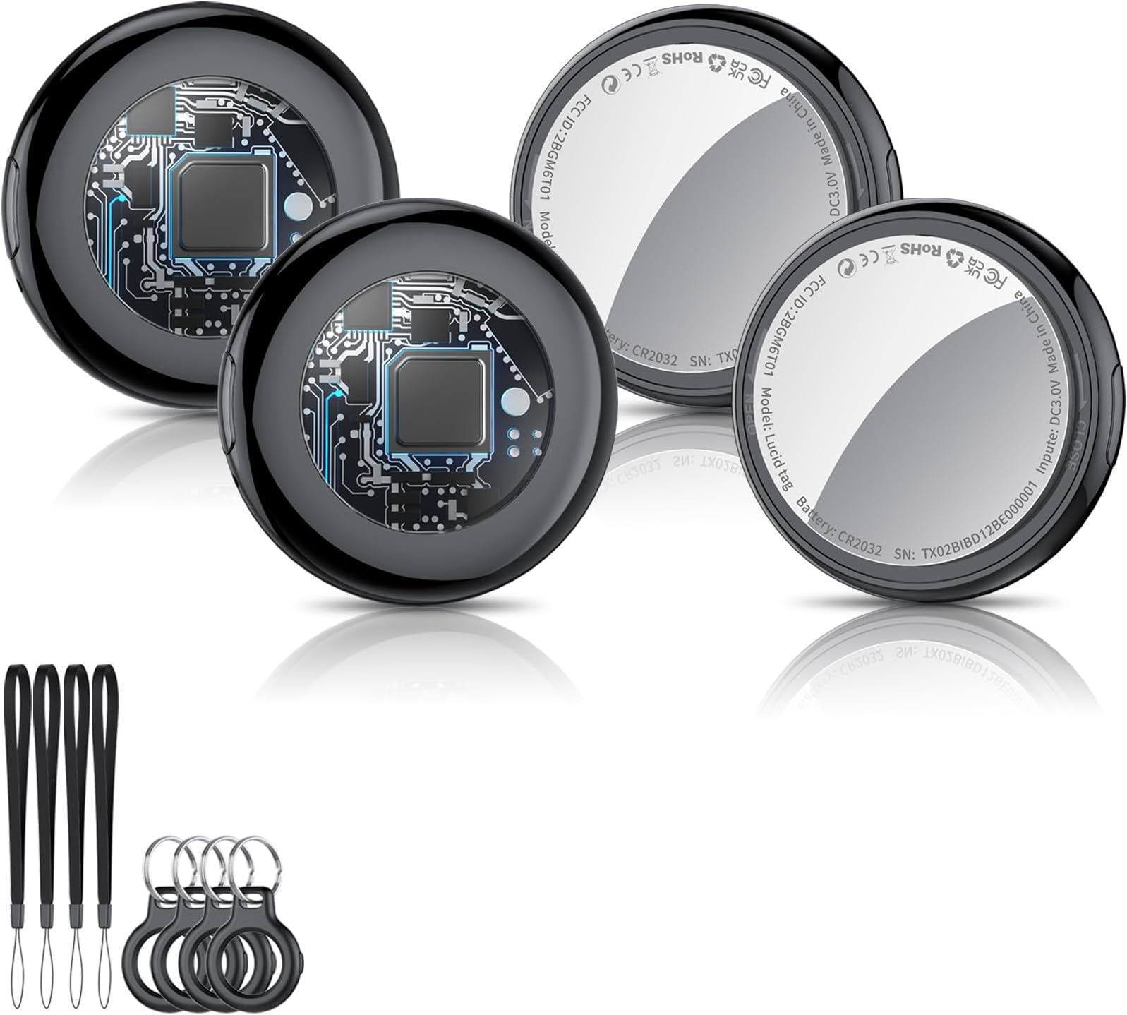 Amazon.com: Apple AirTag Tracking Device, 4-Pack with 1-Year Apple ...