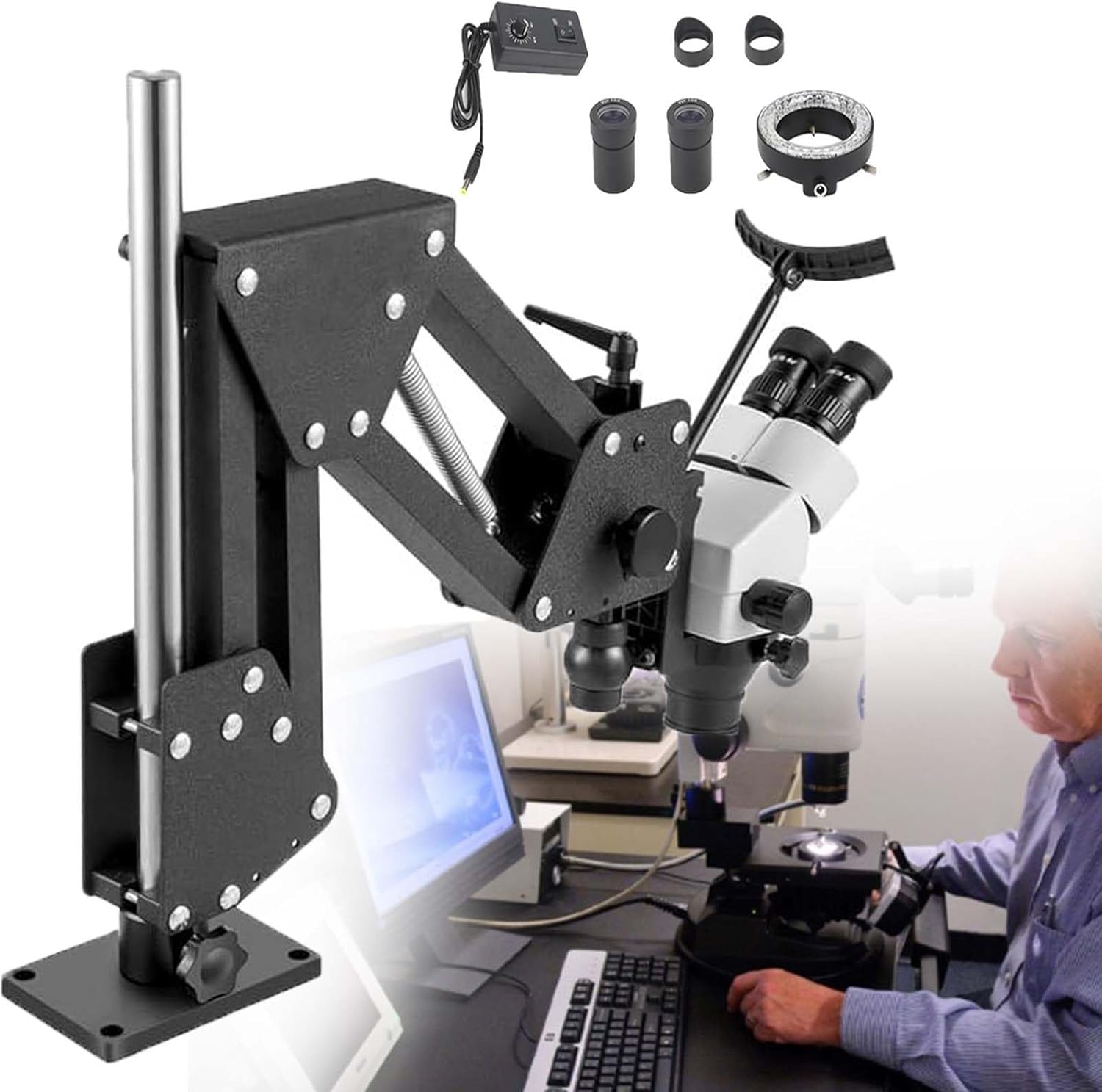 Amazon.com : Micro Inlaid Mirror 77/85mm(3.03''/3.35''),7x-45x Multi ...