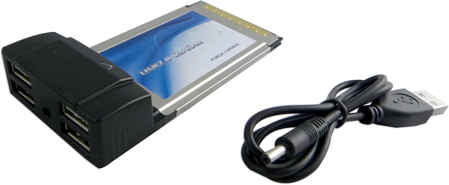 Power Star PCMCIA-USB-4P Carte PCMCIA USB V2.0 avec 4 ports : Amazon.fr ...