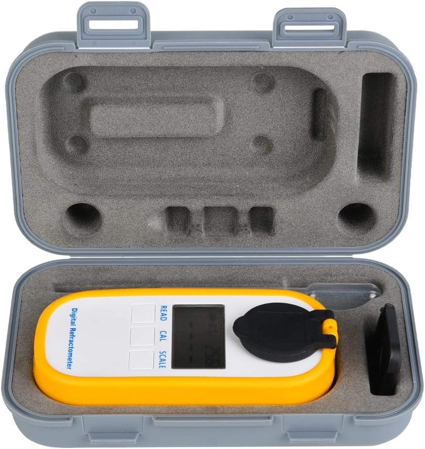 Digital Beer Concentration Meter Hydrometer Handheld Beer Refractometer ...