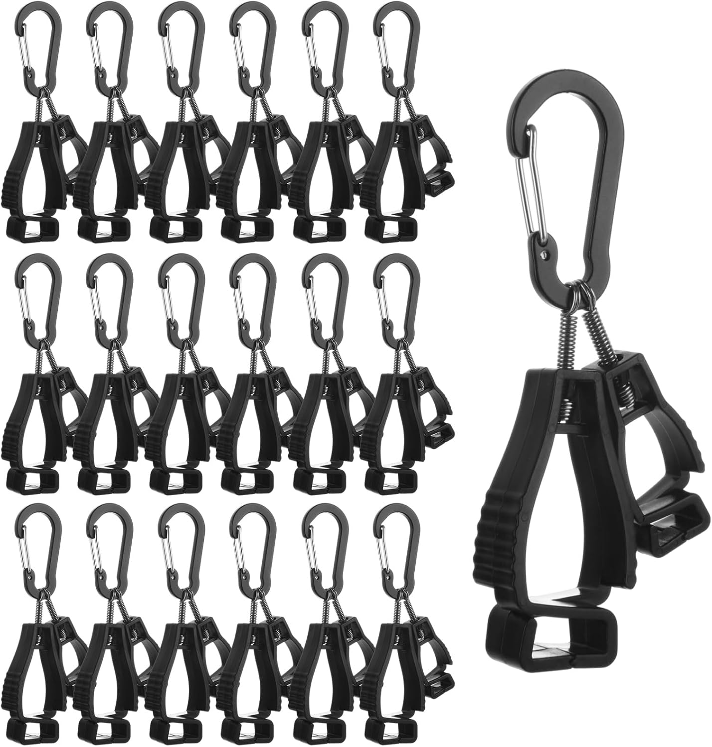 18 PCS Glove Clips for Work, Glove Belt Clips, Work Safety Clip Glove ...