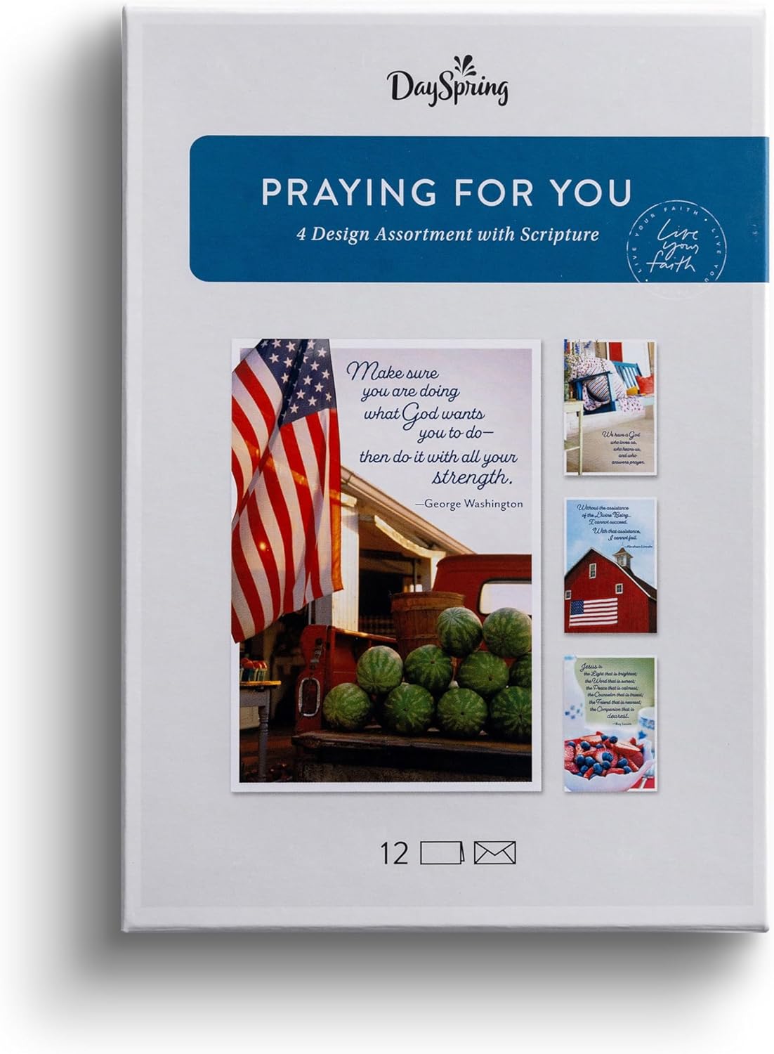 Amazon.com : DaySpring - Praying for You Americana - 4 Design ...