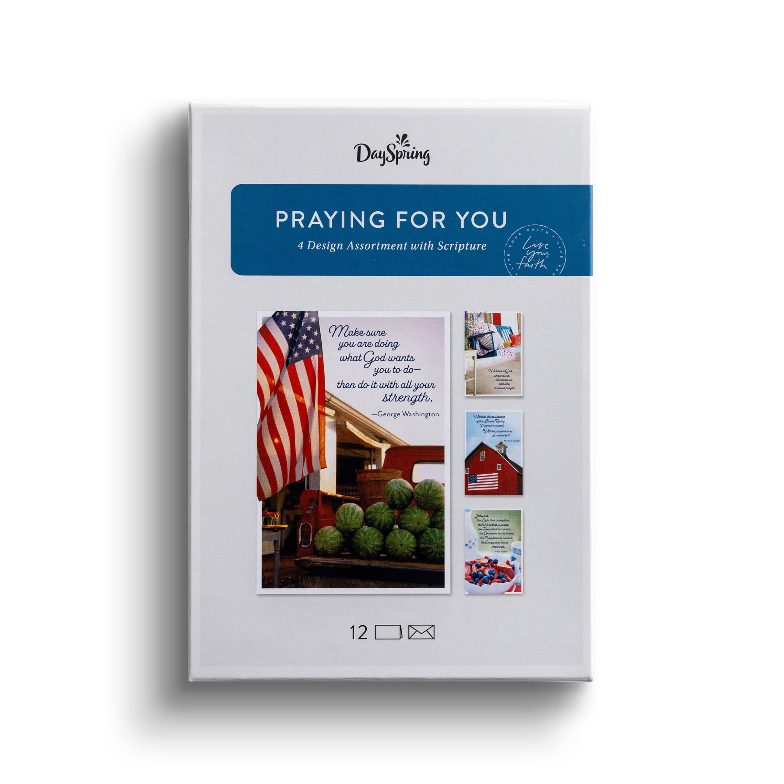 Amazon.com : DaySpring - Praying for You Americana - 4 Design ...