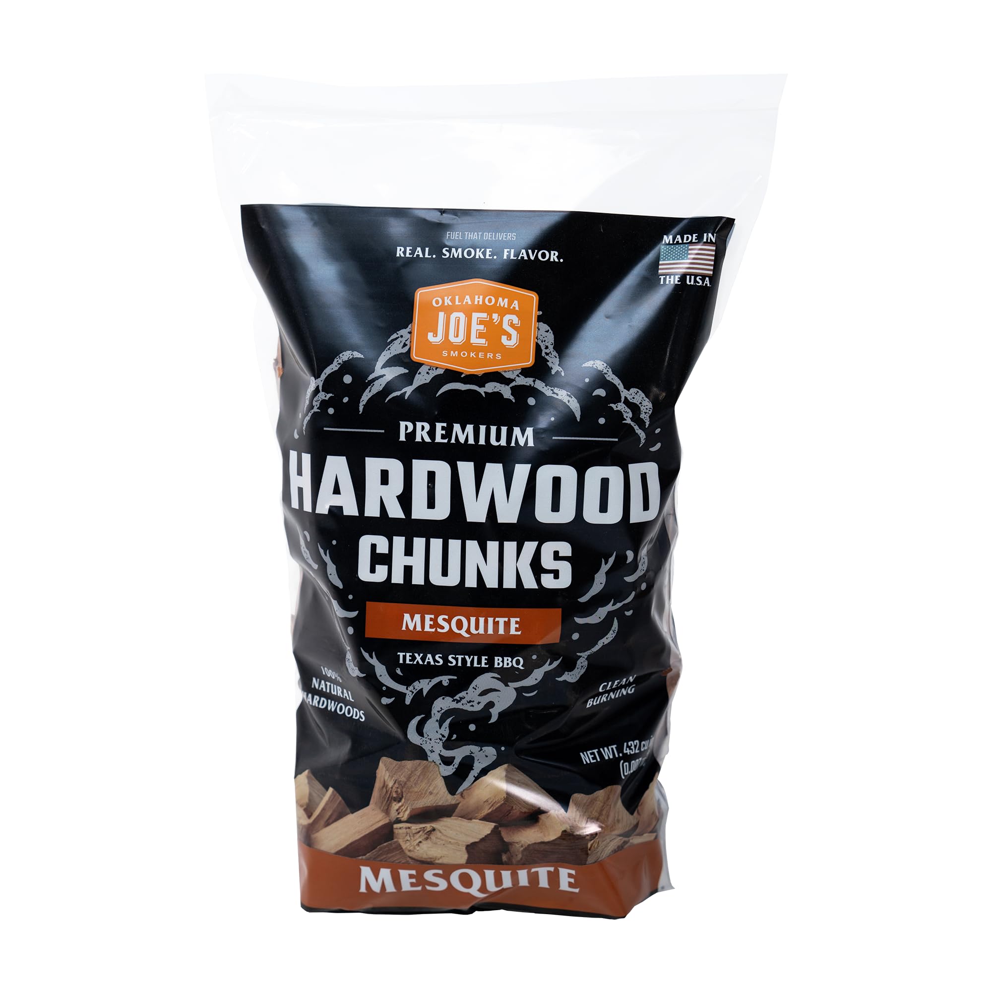 Amazon.com : Oklahoma Joe's® Mesquite Wood Chunks, 432 cu in bag ...