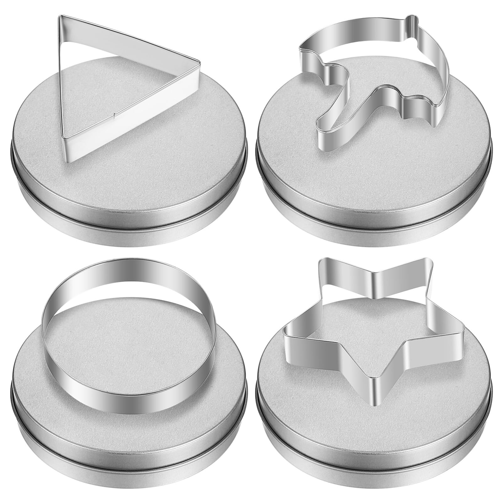 Ciieeo Korean Sugar Candy Making Tool 12pcs Stainless Steel Cookie ...