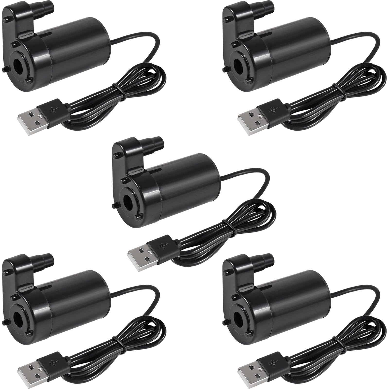 Snapklik.com : 5PCS USB Water pump,DC 3-5V USB Micro Submersible Mini ...