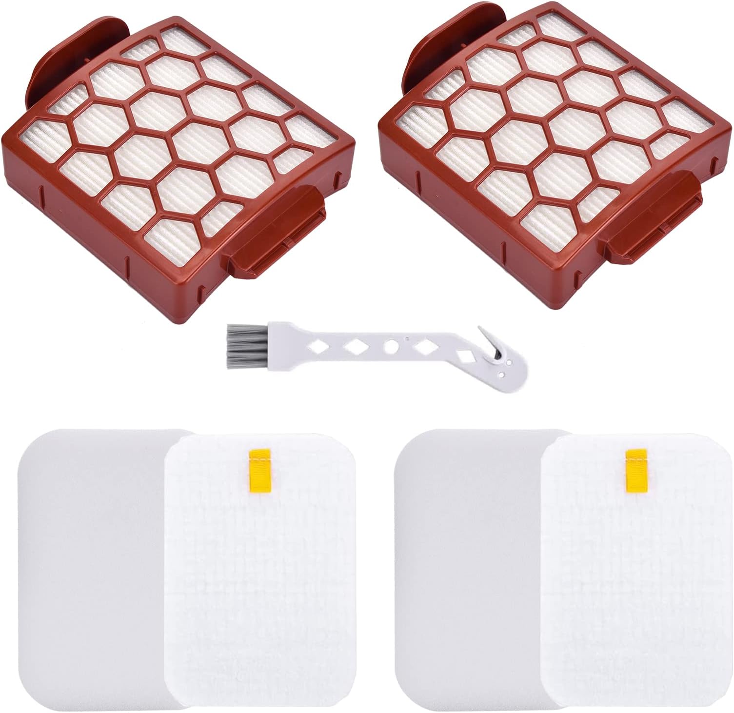 Amazon.com: HIMrHEPA 2 HEPA + 4 Foam & Felt Filters for Shark Navigator ...