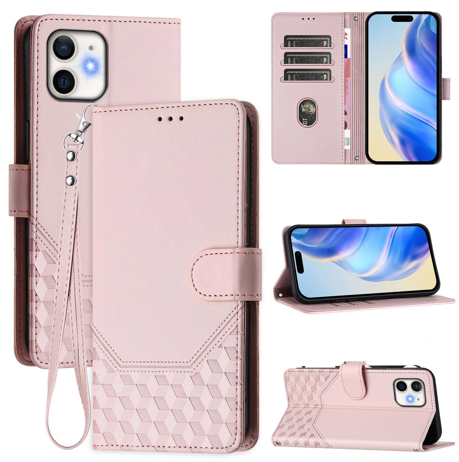 Amazon.com: Alkax for iPhone 12 Wallet Case/iPhone 12 Pro Wallet for ...