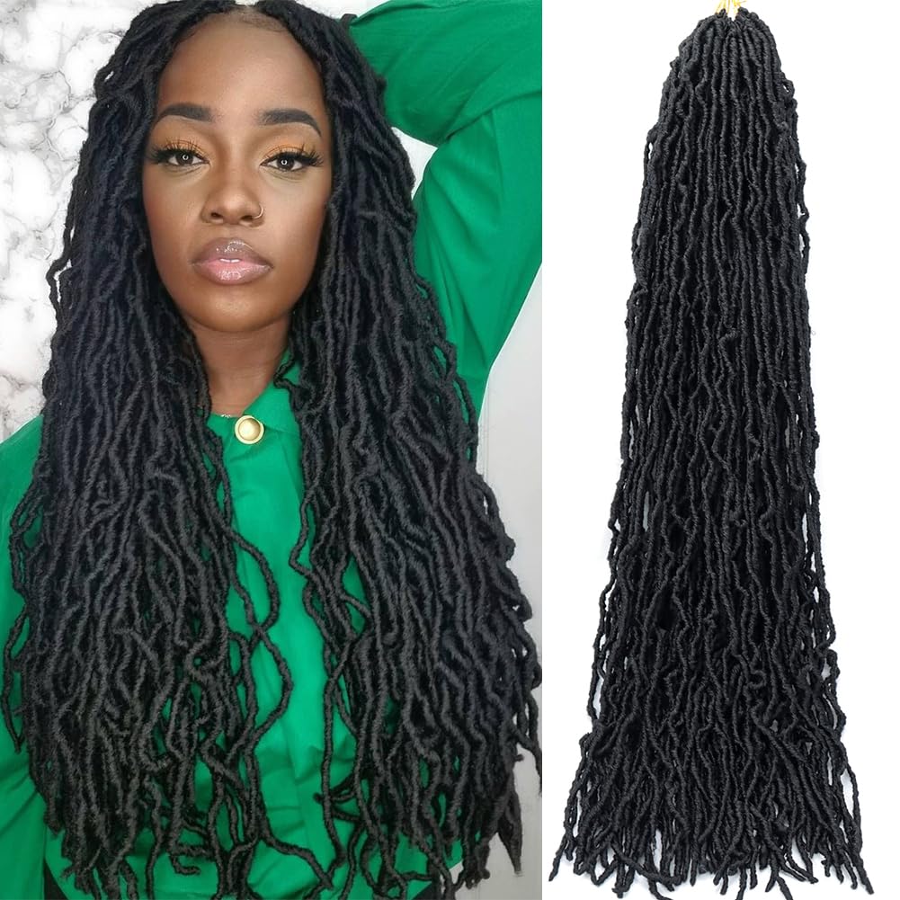 Amazon.com : Soft Locs 22 Inch Faux Locs Crochet Hair 6 Packs Long ...