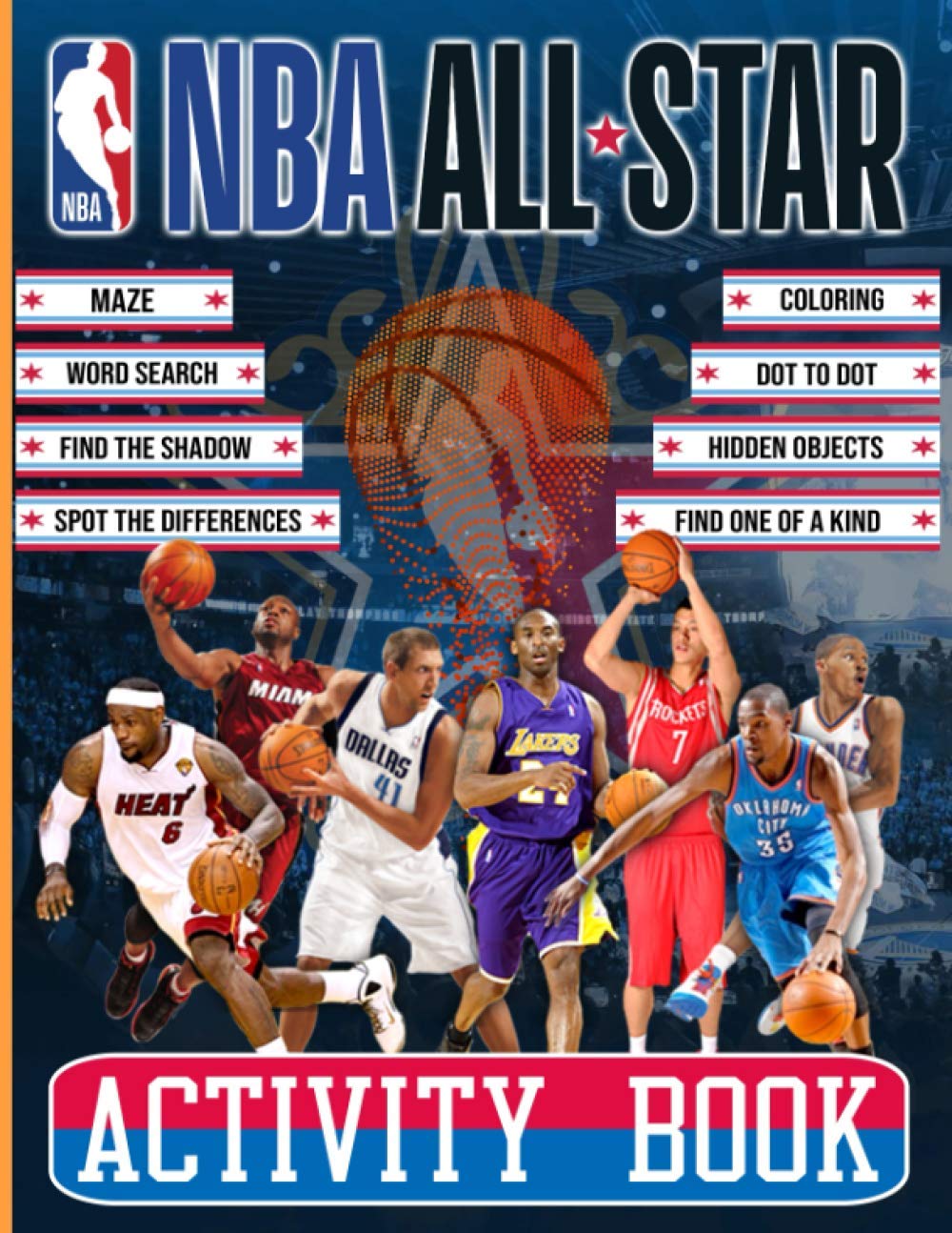 Nba All Stars Activity Book Excellent Dot To Dot Maze | Desertcart ...