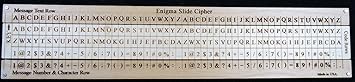 Amazon.com: Creative Crafthouse Enigma Slide Cipher - Linear Rule ...