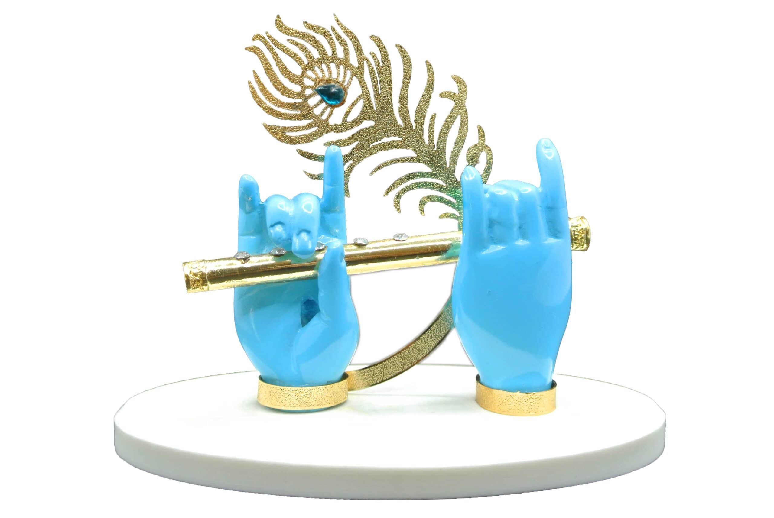 Buy Desi Souls Gold Plated Krishna Hands with Flute | Krishna | Statue ...
