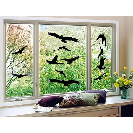 Anti-Collision Window Alert Bird Stickers Glass Door Protection Save ...