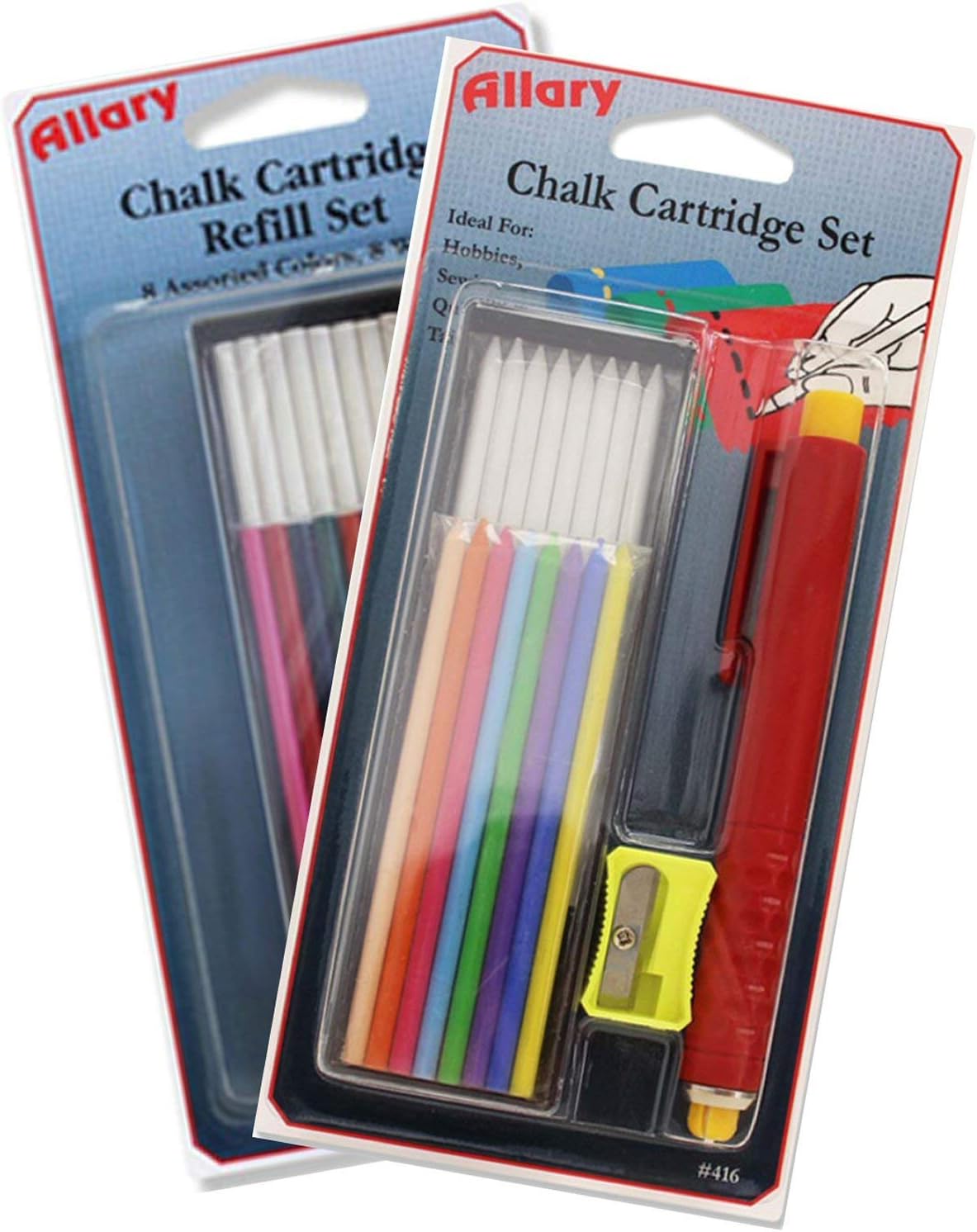 Allary Sewing Chalk Pen and Refill Bundle for Marking Fabric and ...