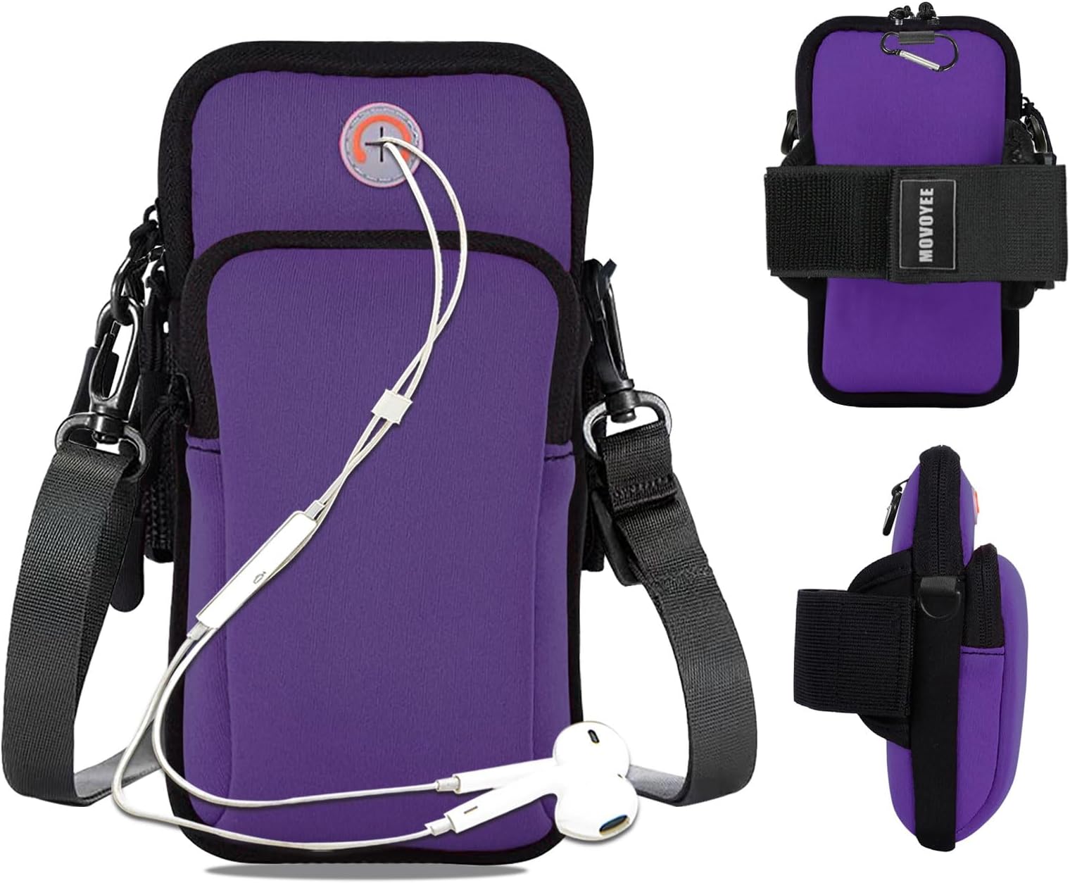 Amazon.com: MOVOYEE Armband Cell Phone Holder for Running Women,iPhone ...