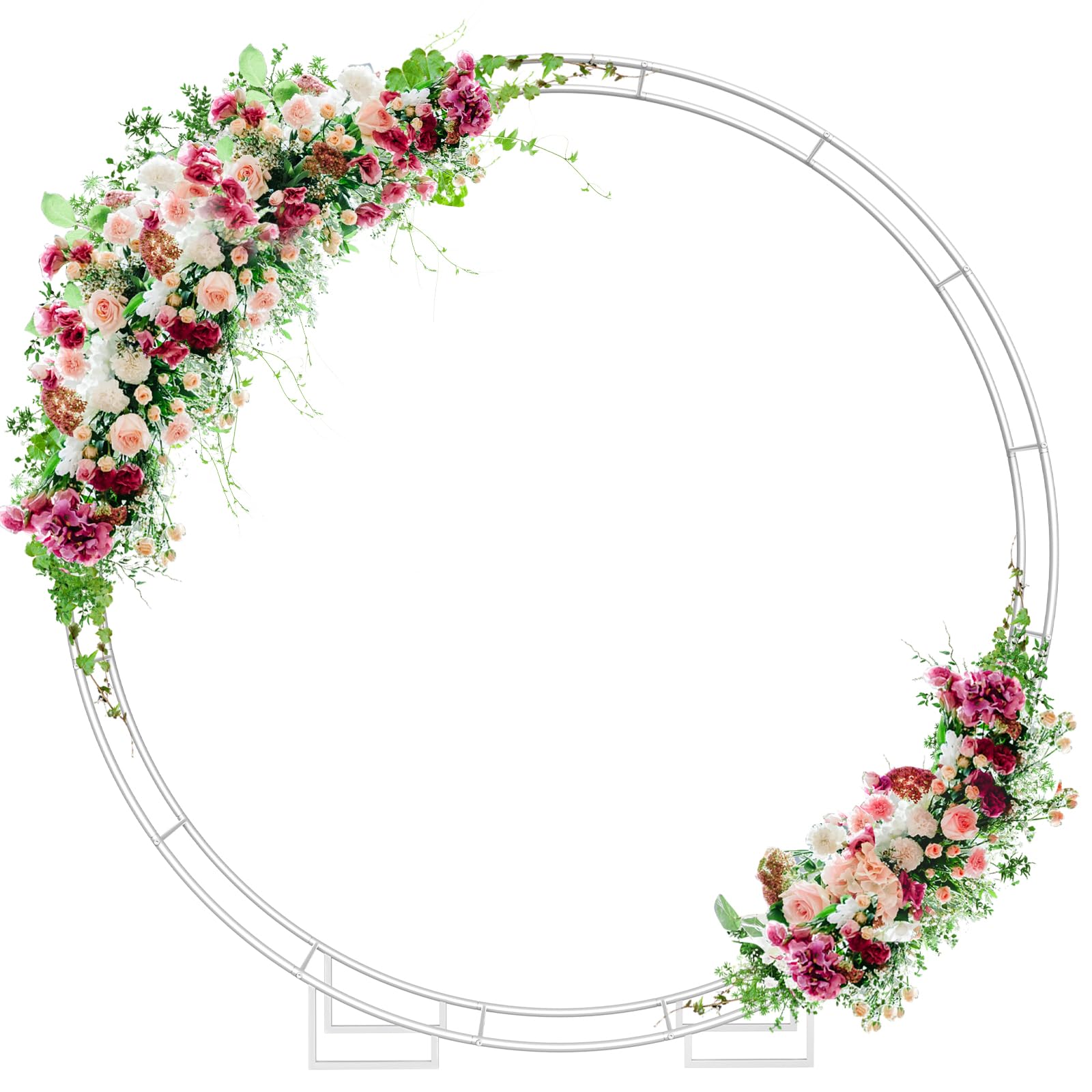 Snapklik.com : Round Backdrop Stand, 6.5FT Wedding Arch, Heavy Duty ...