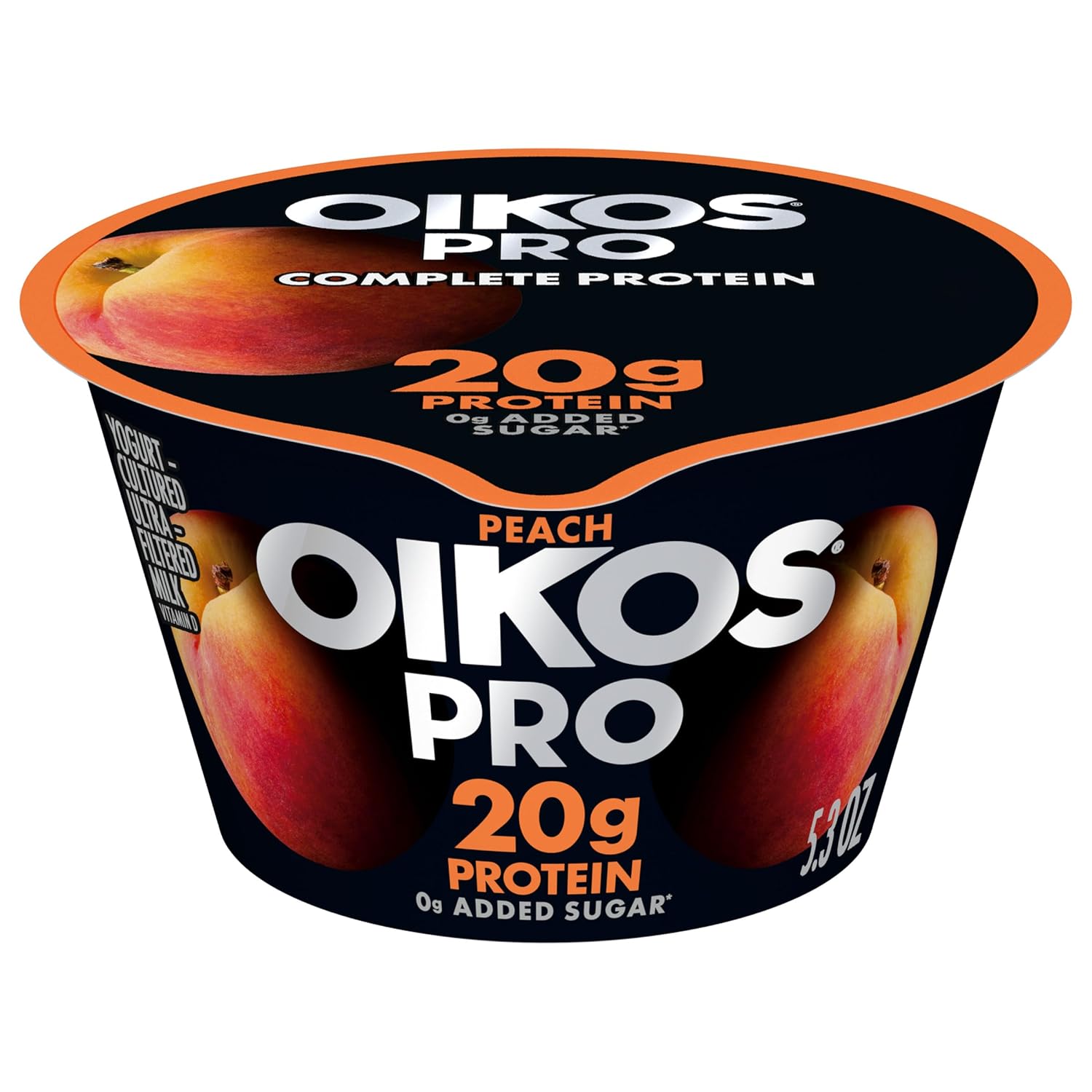Amazon.com: Oikos Pro Peach Yogurt-Cultured Ultra-Filtered Milk Product ...