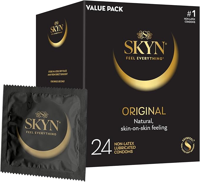 Amazon.com: SKYN Original Condoms, 24 Count (Pack of 1) : Health ...