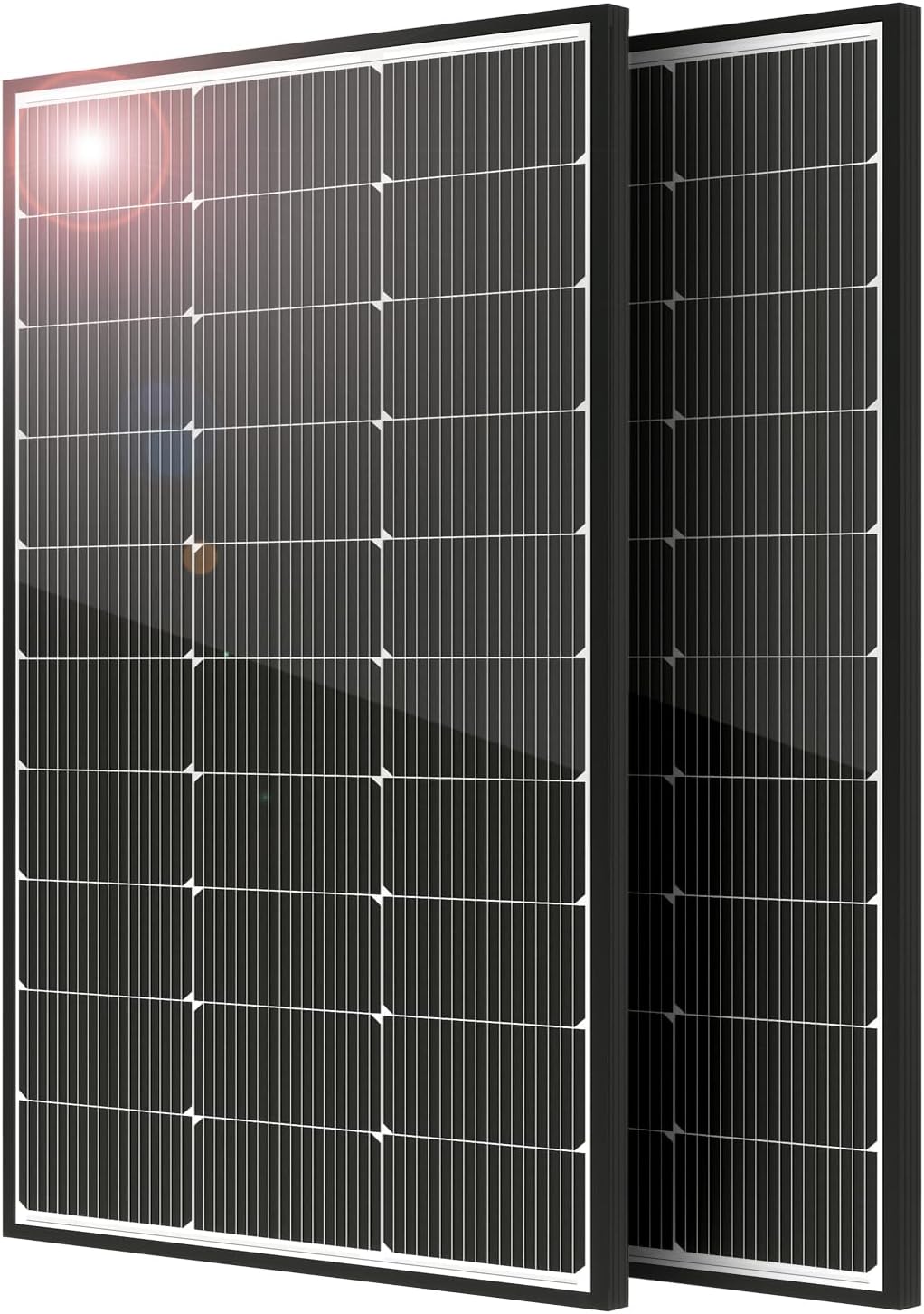 Amazon.com : JJN 200 Watt Solar Panel, 2pcs 100W 16BB N-Type High ...