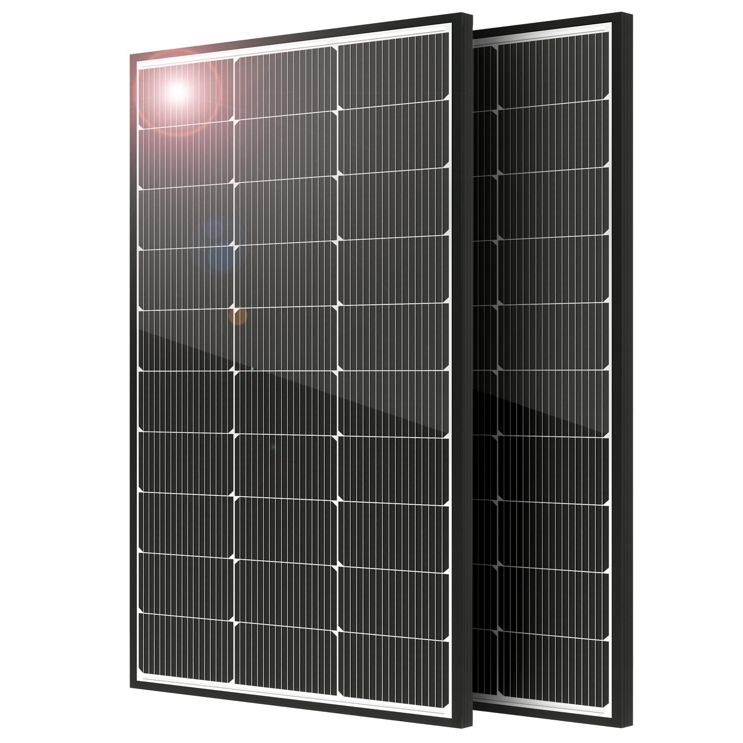 Amazon.com : JJN 200 Watt Solar Panel, 2pcs 100W 16BB N-Type High ...