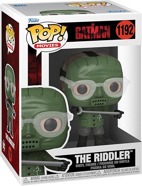 Amazon.com: Funko Pop! Movies: The Batman - The Riddler : Funko: Toys ...
