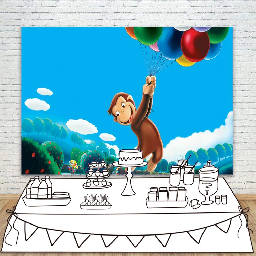 Curious George Birthday Wallpaper George Of Curious Birthday Party