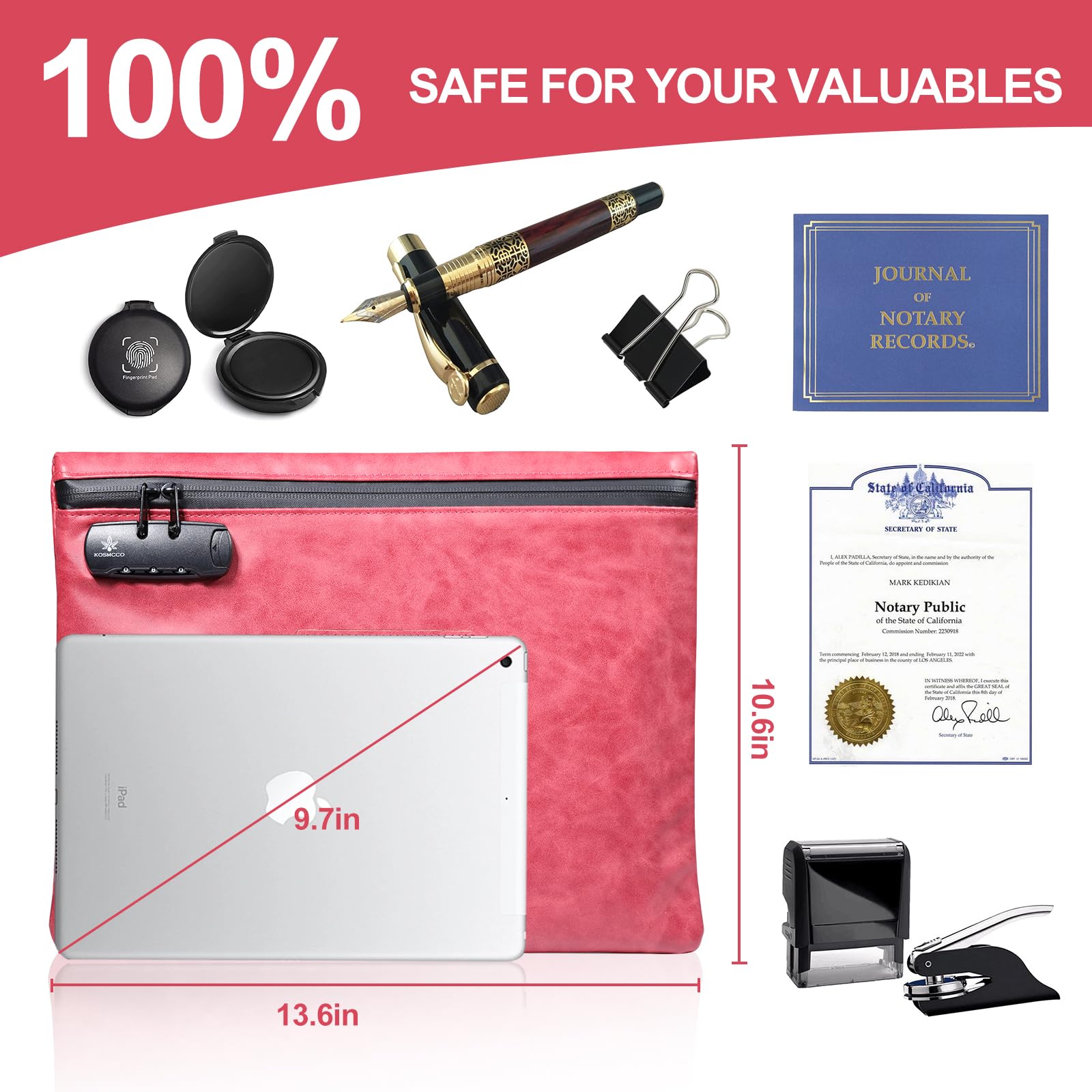 Snapklik.com : KOSMCCO Notary Bag