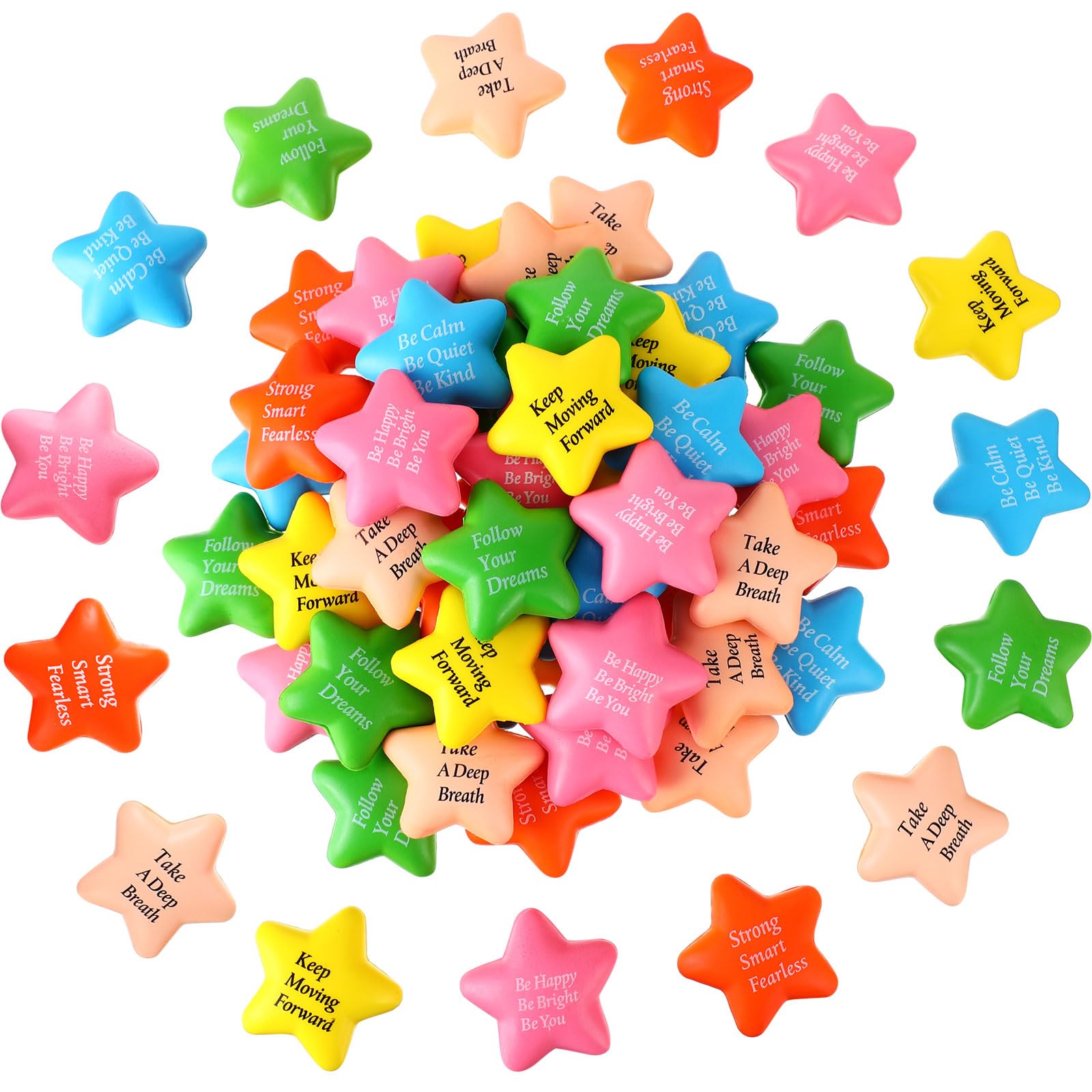 Snapklik.com : Leyndo Motivational Star Stress Ball Inspirational Star ...