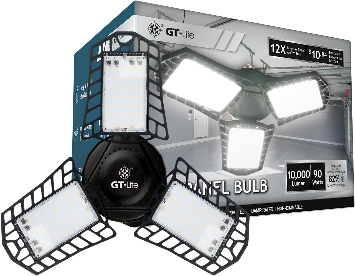 High-Lumen LED Bulbs, Energy Efficient, Easy to Install, Garage ...