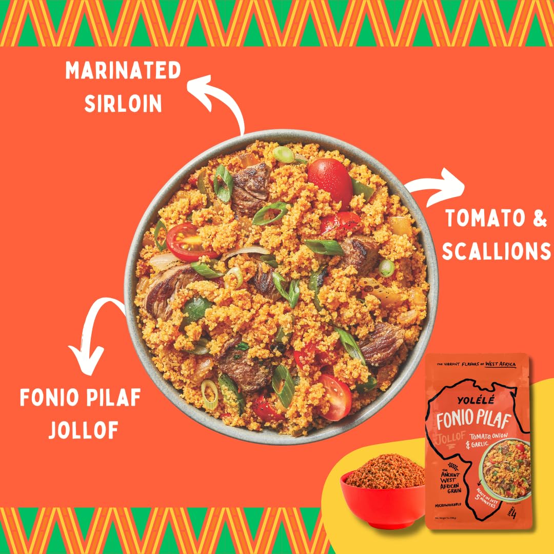 Snapklik.com : Yolele Fonio Grain Pilaf Mix Ancient African Supergrain ...