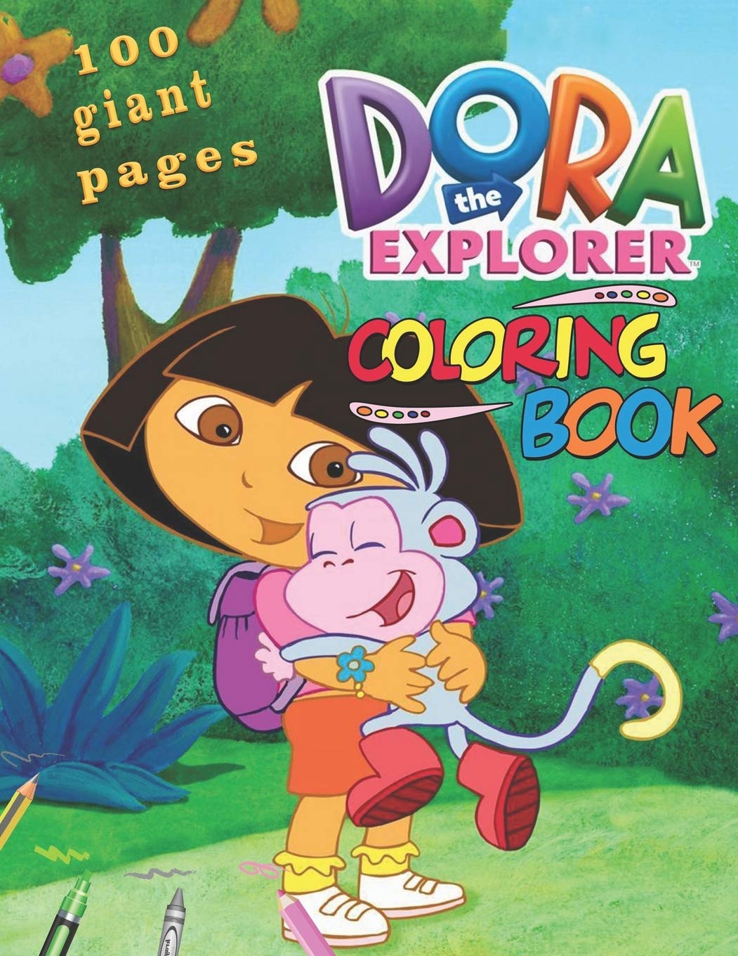 Buy Dora The Explorer Coloring Book: Dora The Explorer Coloring Book ...