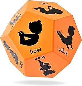 Amazon.com: Covelico Yoga Dice for Kids | Yoga Dice - Fun Pose and Play ...