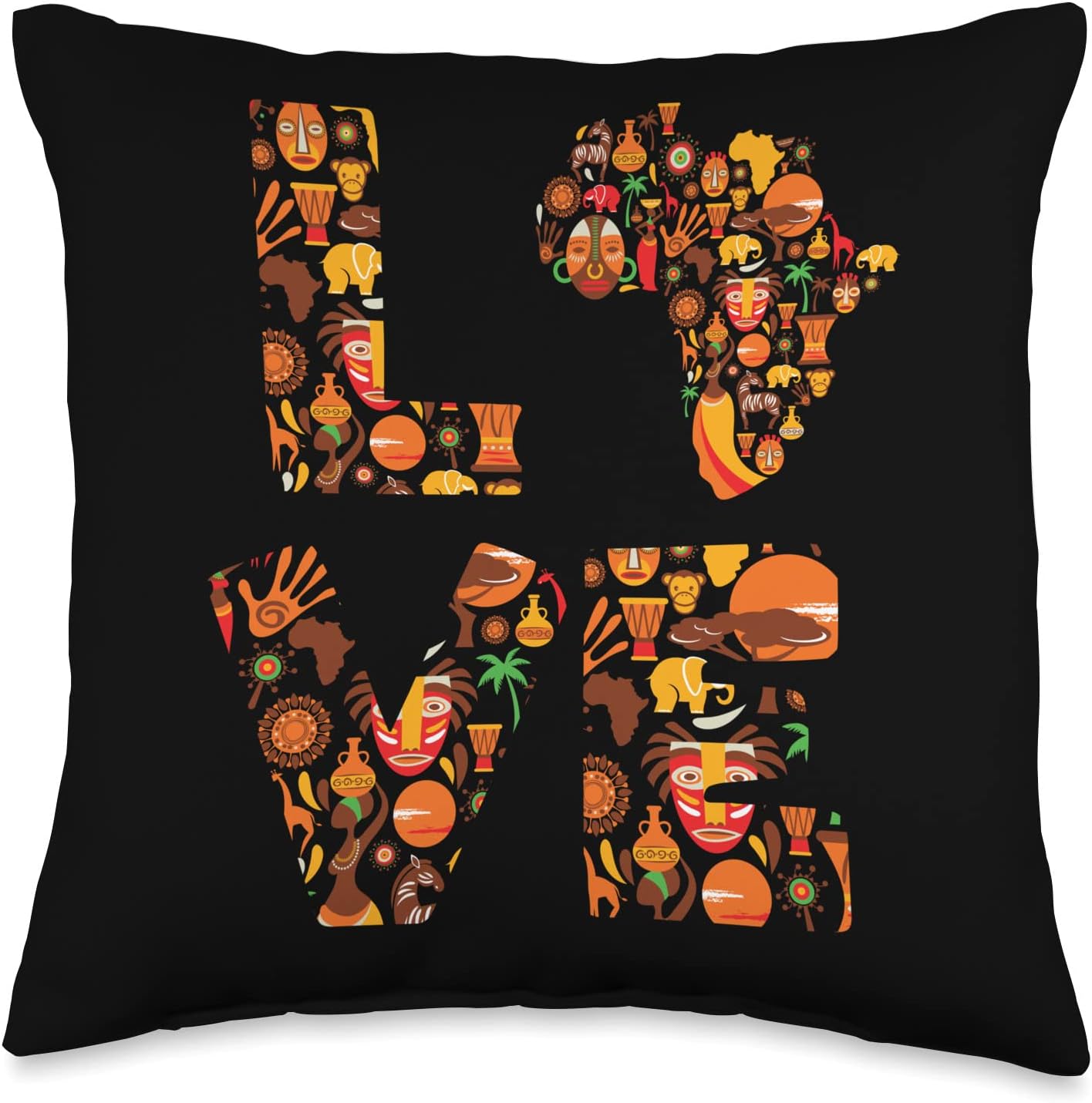 Amazon.com: Afro American Roots African Continent Love Black History ...
