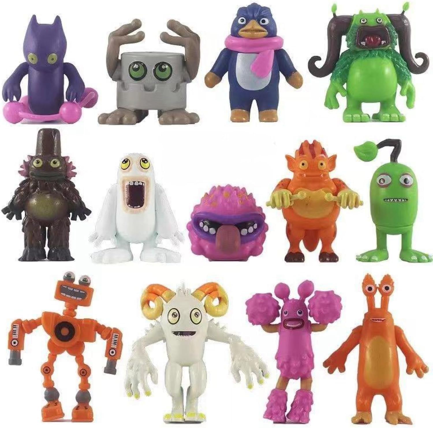 Amazon.com: ZXNUFRZ Singing Monsters Toys, Action Figure Playset ...