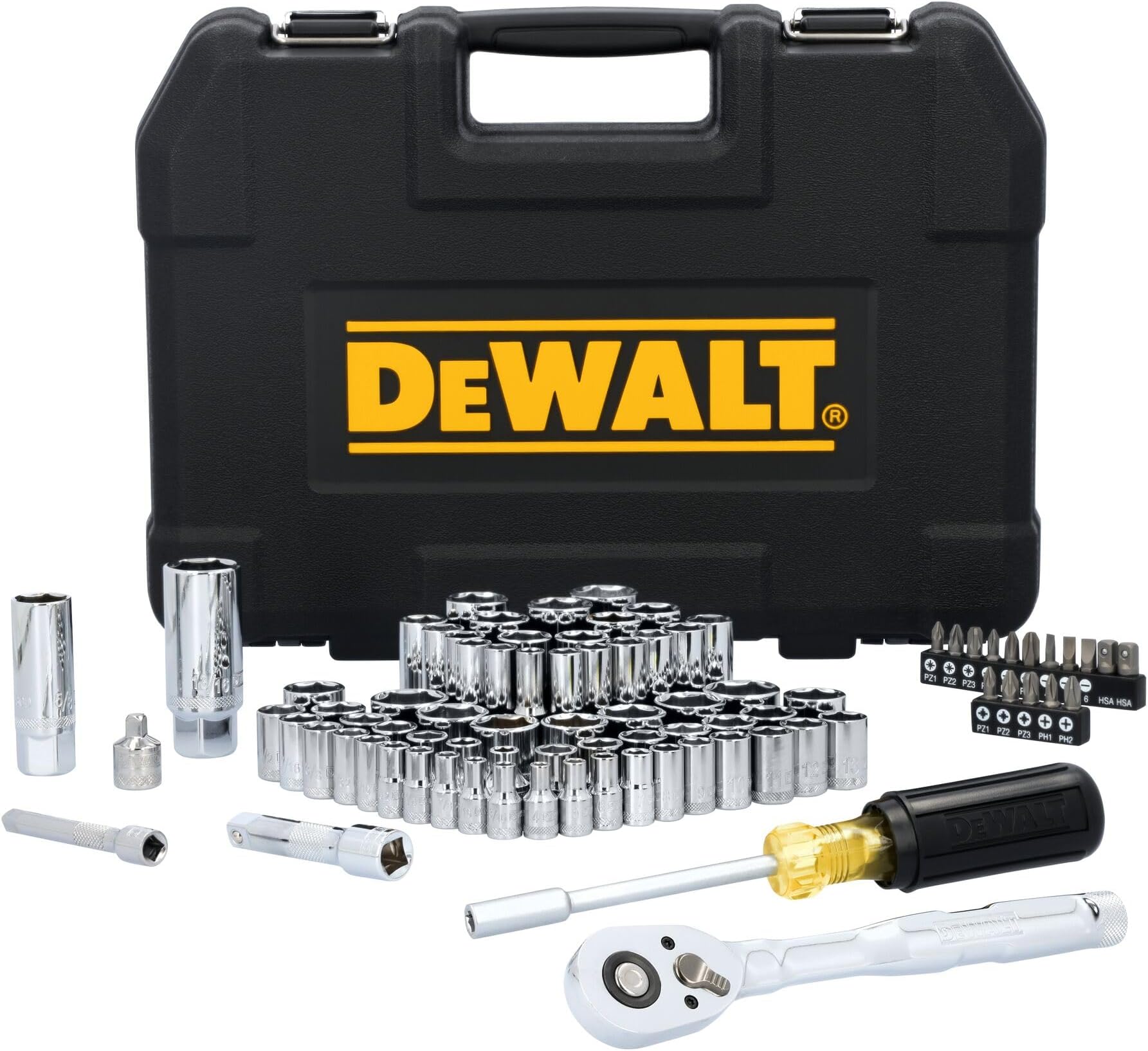 DEWALT 84Pc Mechanics Tool (DWMT45424) : Amazon.ca: Tools & Home ...