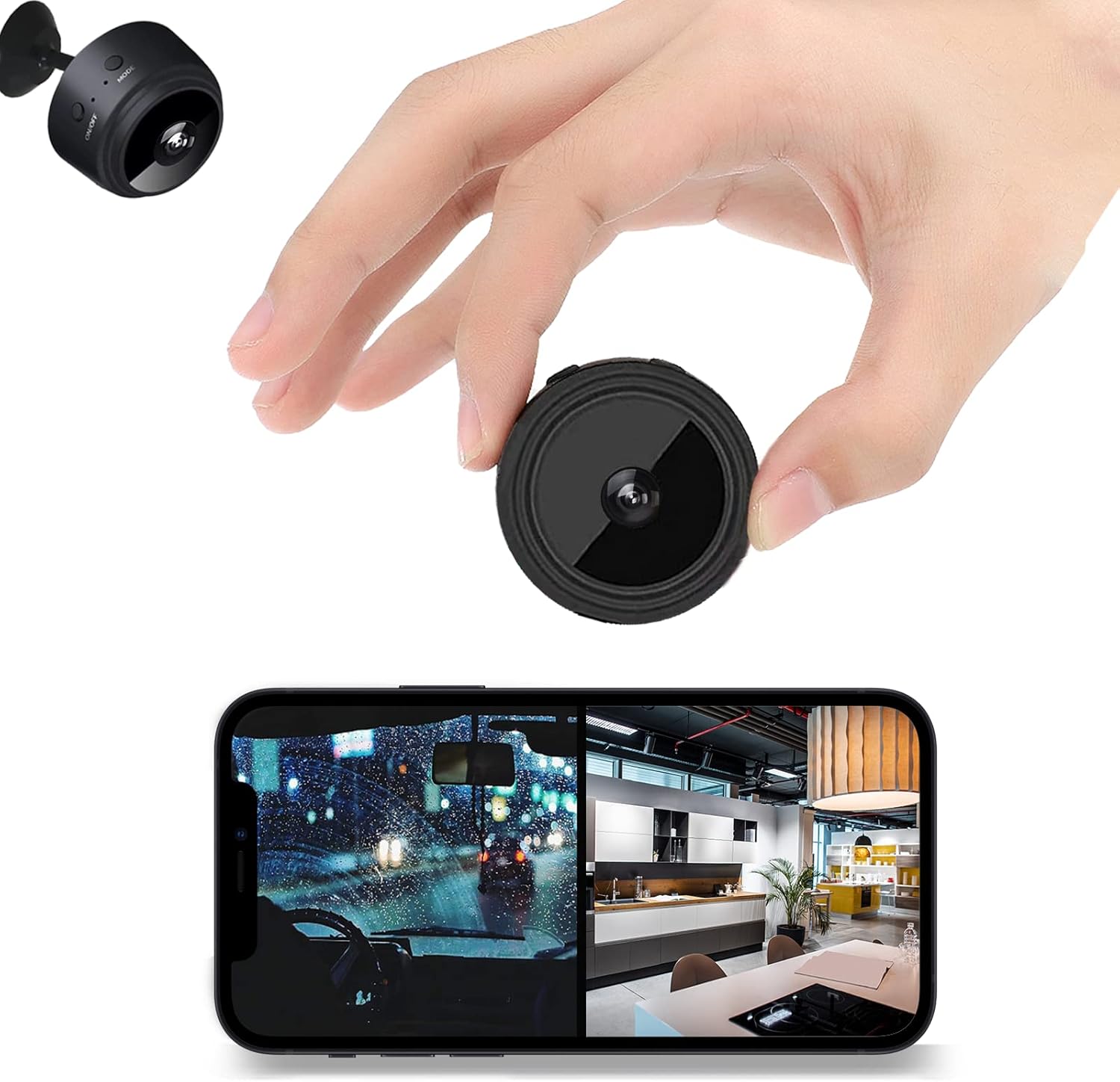 Amazon.com : DAIFAC Wireless Mini Spy Camera HD Hidden Camera Small ...