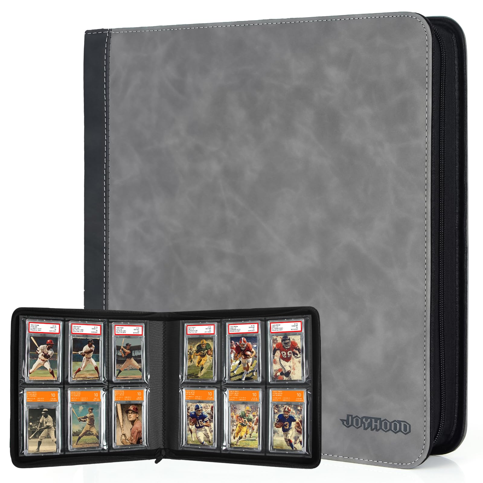 Amazon.com: JoyHood Graded Card Binder, Graded Cards Holder with 6 Slot ...