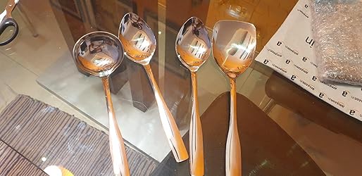 Buy AXIOM Serving Tools Stainless Steel 6 Piece Heavy Gauge Non-Stick ...