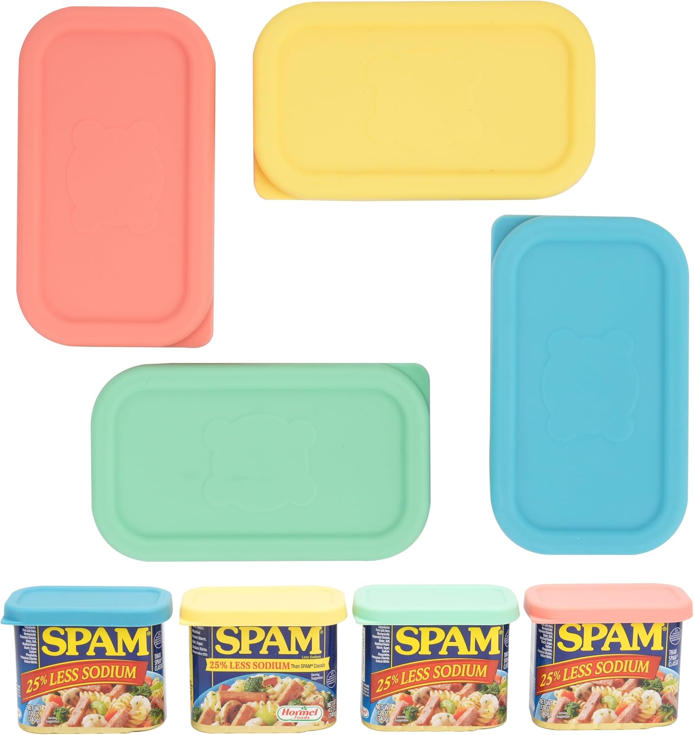 Amazon.com: 4PCs Silicone Can Lids for SPAM Jalapeño Can | Hormel Spam ...