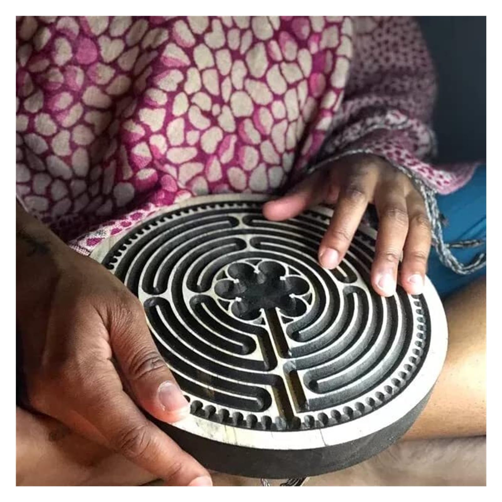 Amazon.com: Generic Meditation Finger Labyrinth Meditation-Relaxation ...