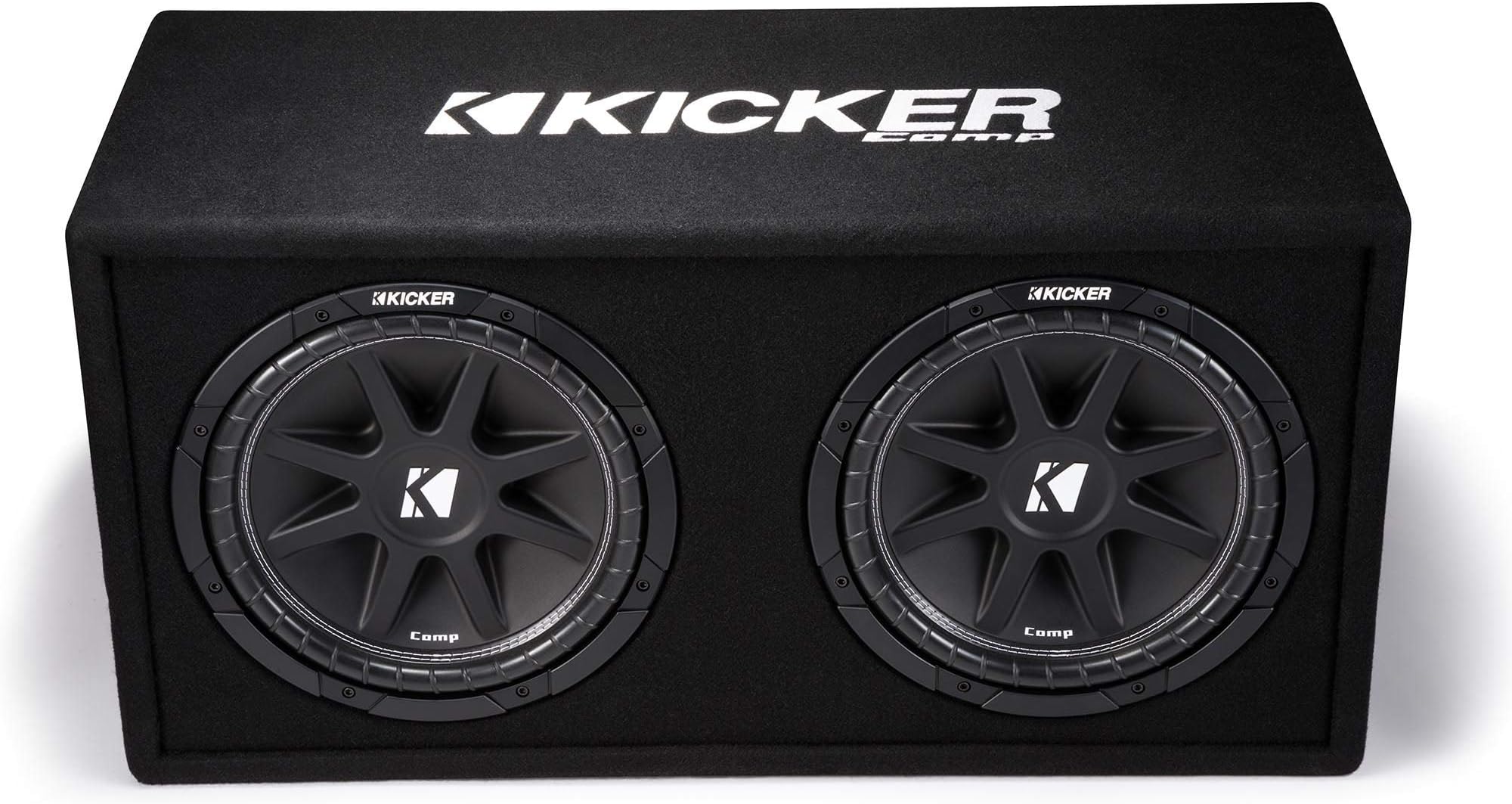 Amazon.com: Kicker 48DCWR122 CompR 12" Dual subwoofers in Vented ...