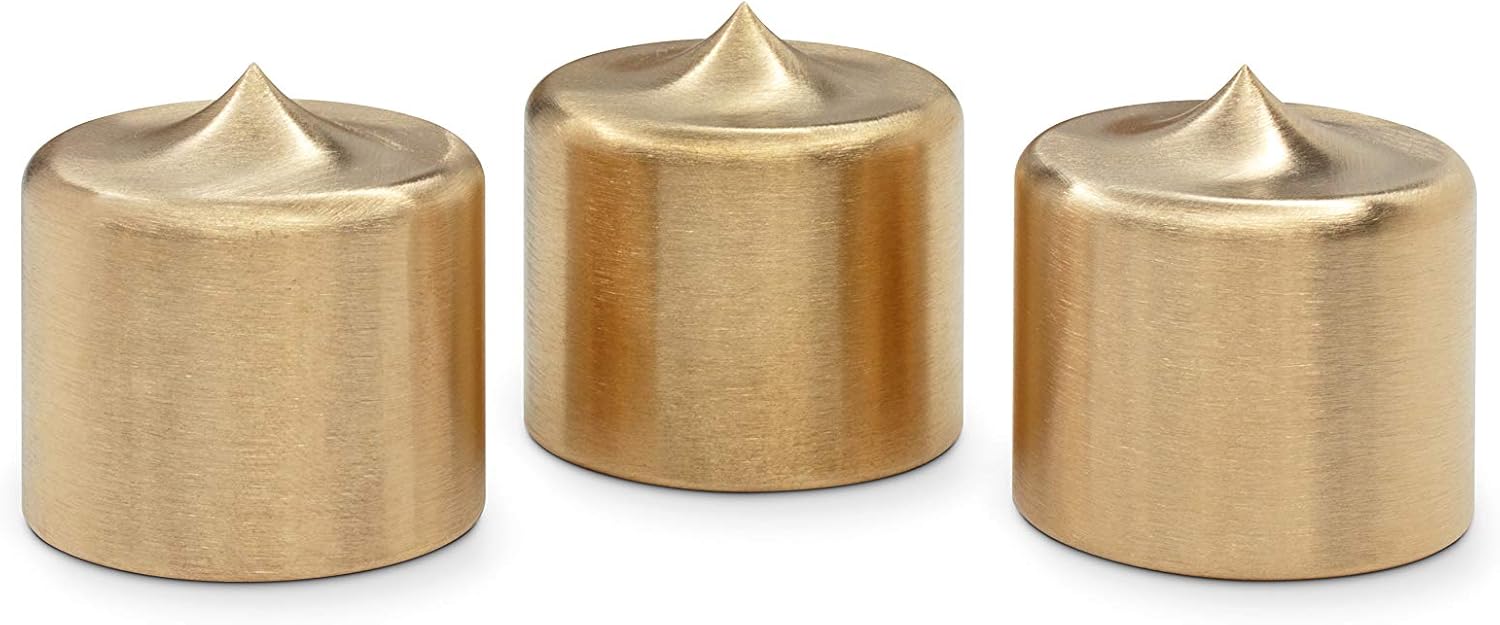 Amazon.com: Butcher Block Acoustics PurePoint️ Brass Footers - Set of 3 ...