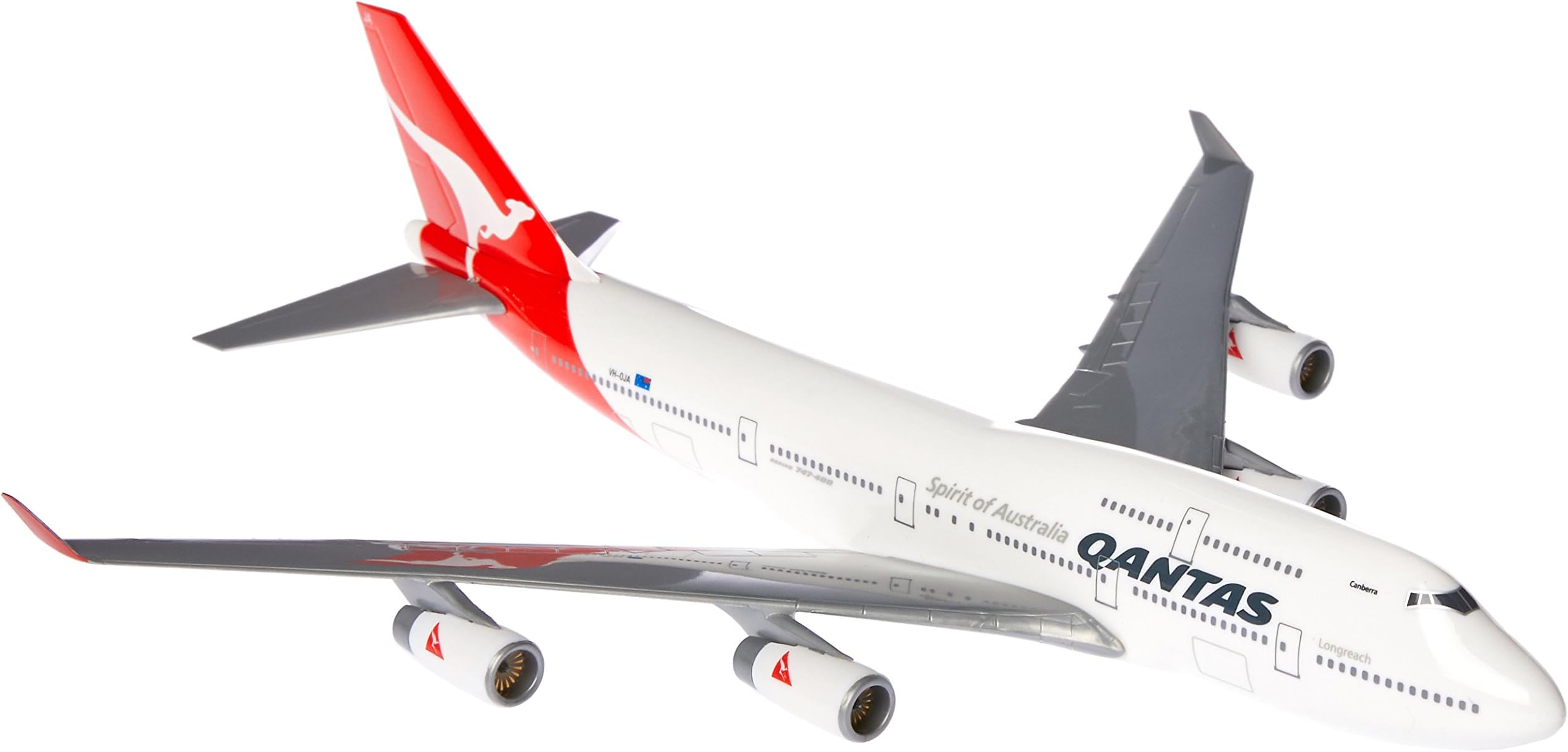 Realtoy Qantas B747 Aeroplane Toy Model : Amazon.com.au: Toys & Games
